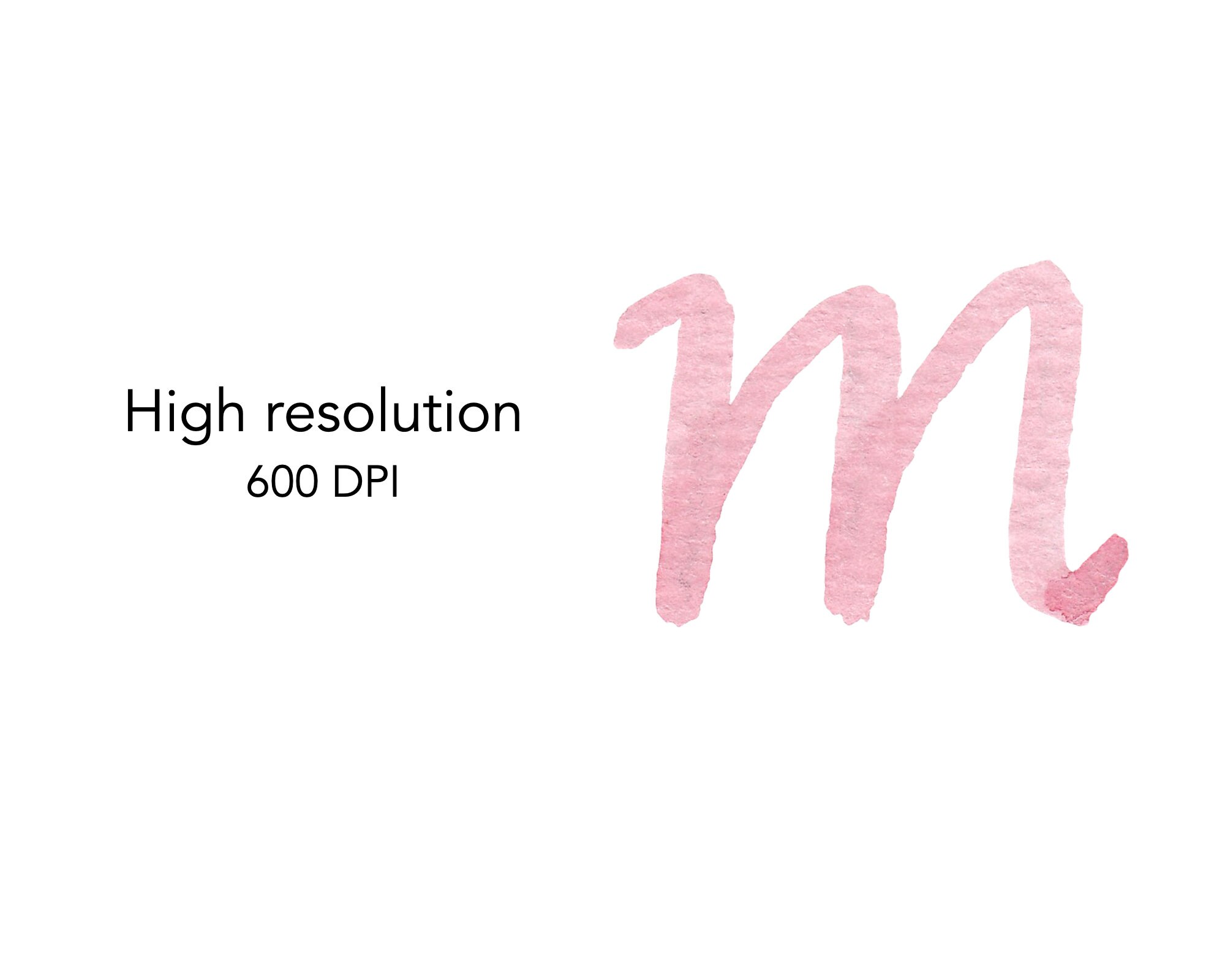 Watercolor CLIPART Alphabet Clipart Watercolour Clipart Set - Etsy