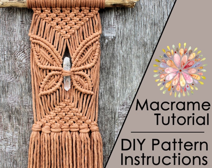 Macrame Pattern PDF Tutorial Instant Download DIY Macrame Wall Hanging ...