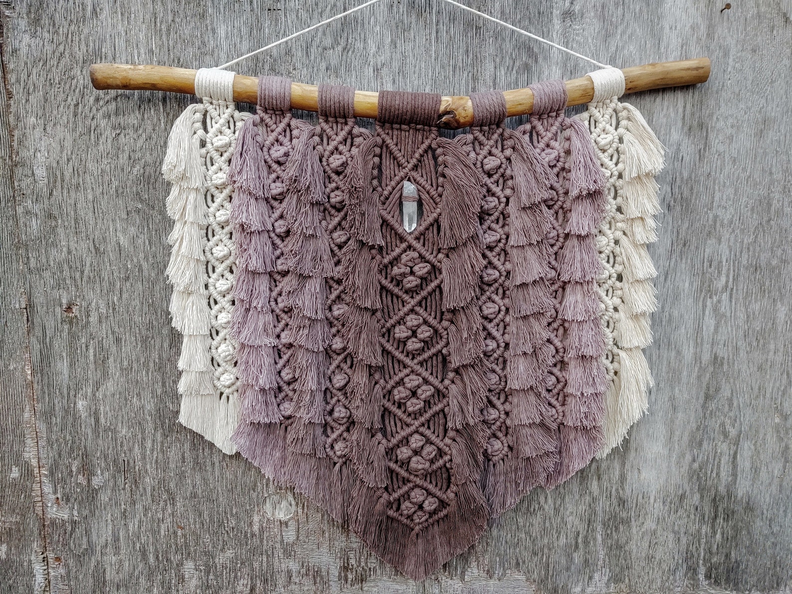 Macrame Pattern PDF Tutorial Download DIY Feather Fringe Wall - Etsy