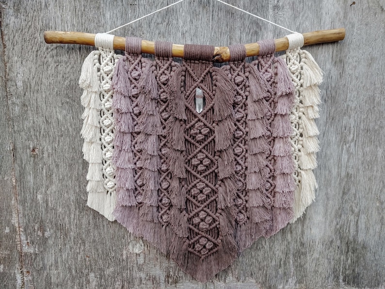 Macrame Pattern PDF Tutorial Download DIY Feather Fringe Wall - Etsy