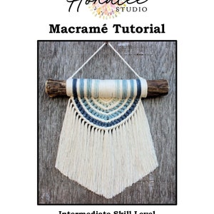 Macrame Half Mandala Semi Circle Pattern PDF Tutorial Instant Download ...