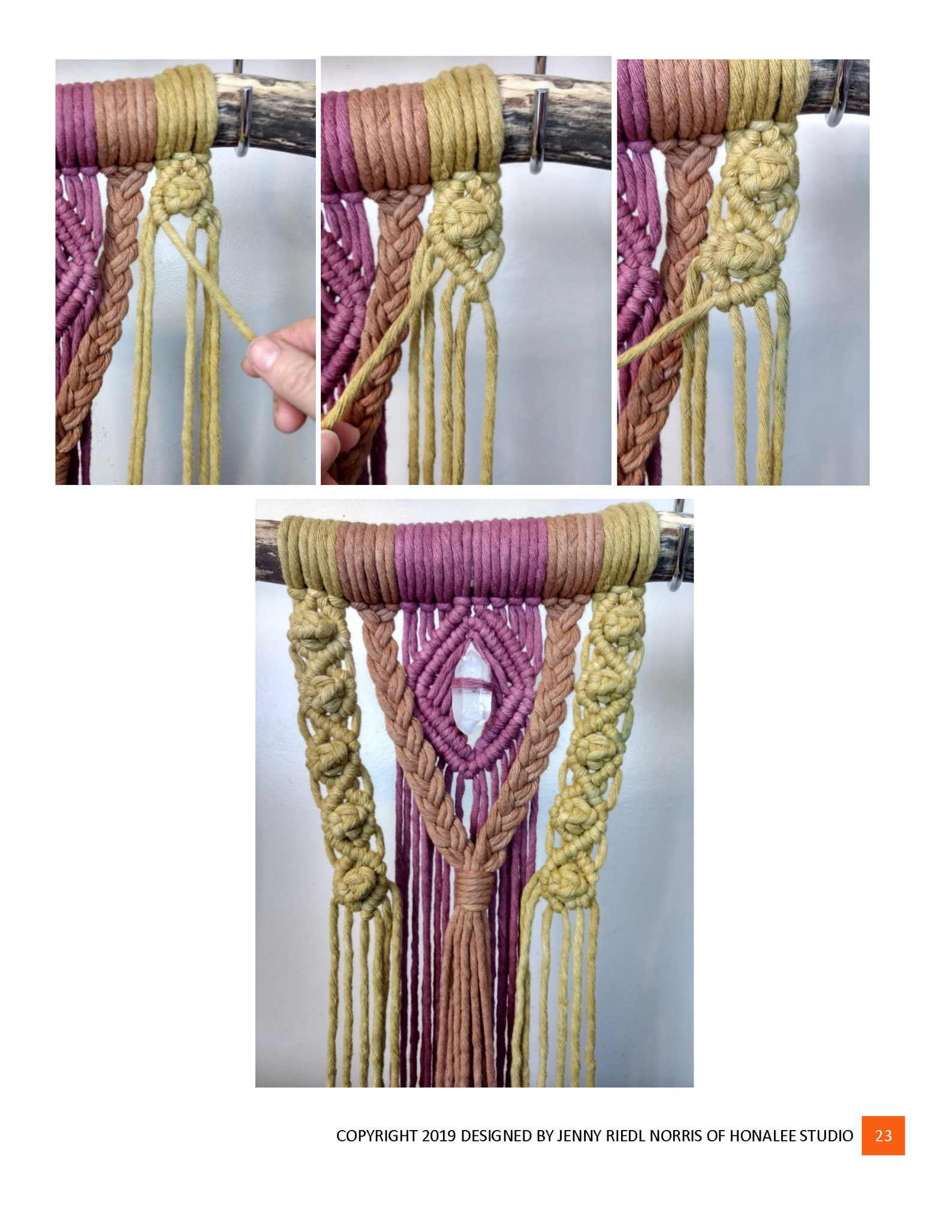 Macrame Pattern PDF Tutorial Instant Download DIY Wall Hanging - Etsy