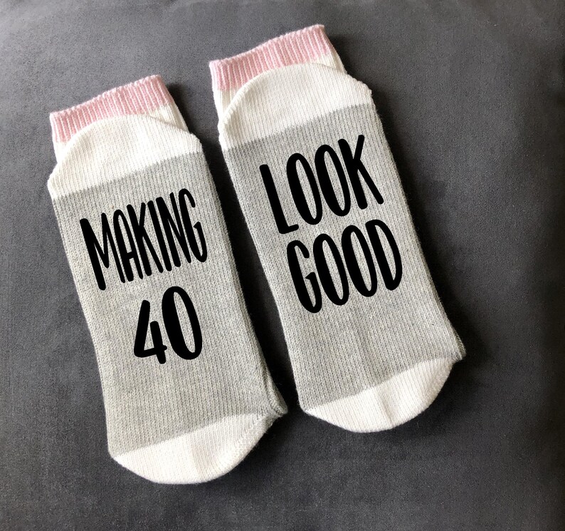 40th Birthday Socks-40 Af-forty Af-vintage 1982 40th Birthday - Etsy