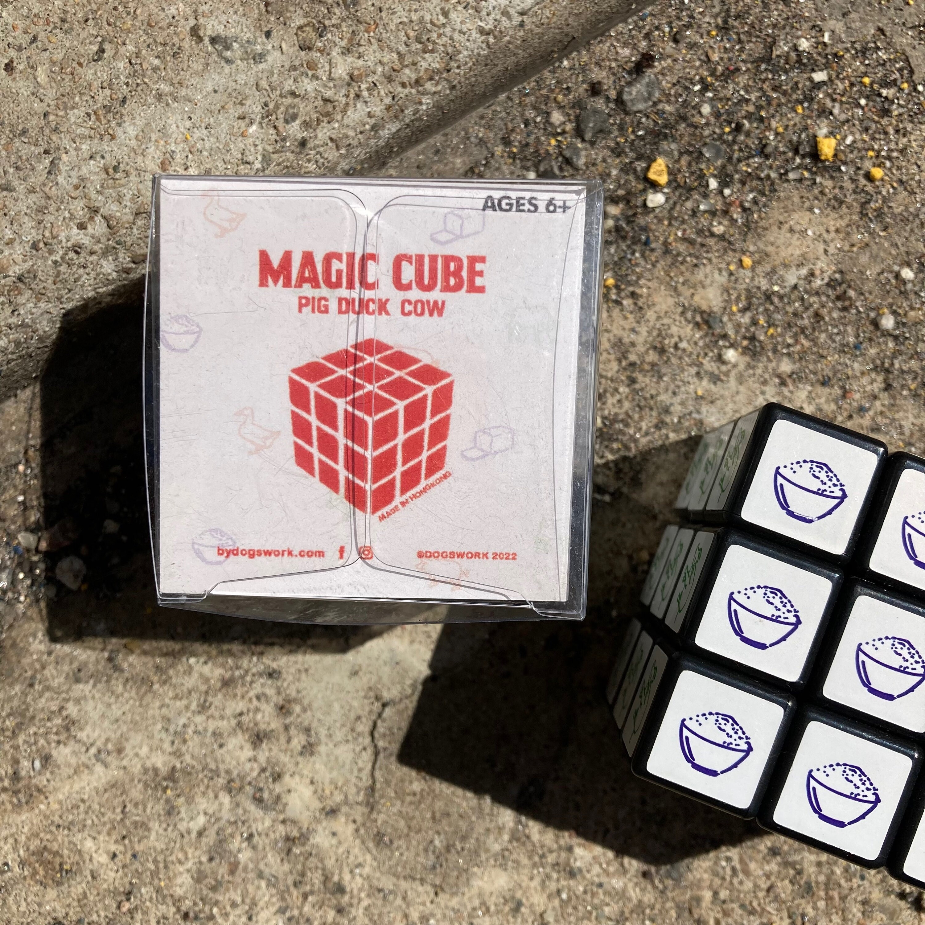 Magic Cube | Pig-duck-cow Mahjong-veggie - Etsy