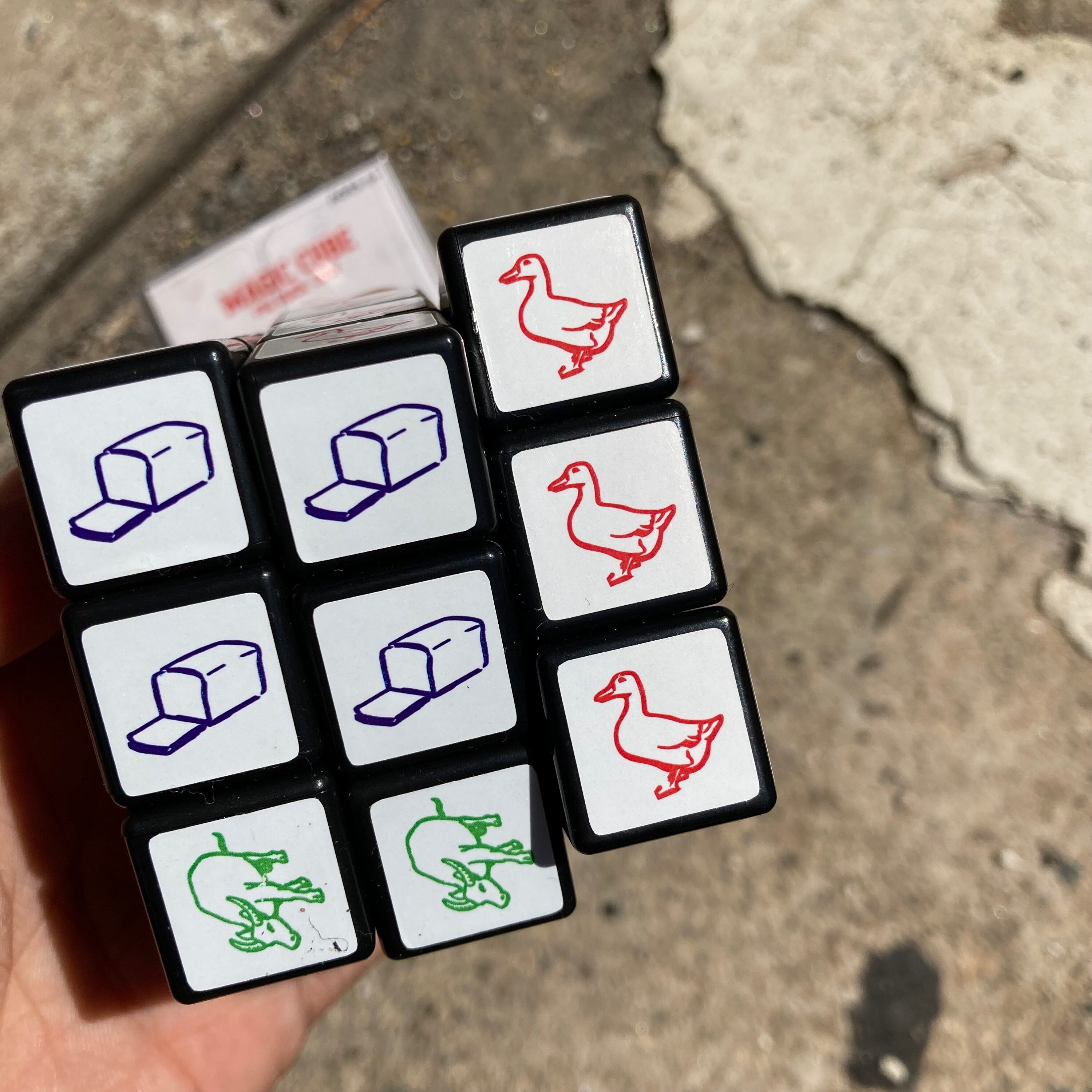 Magic Cube | Pig-duck-cow Mahjong-veggie - Etsy