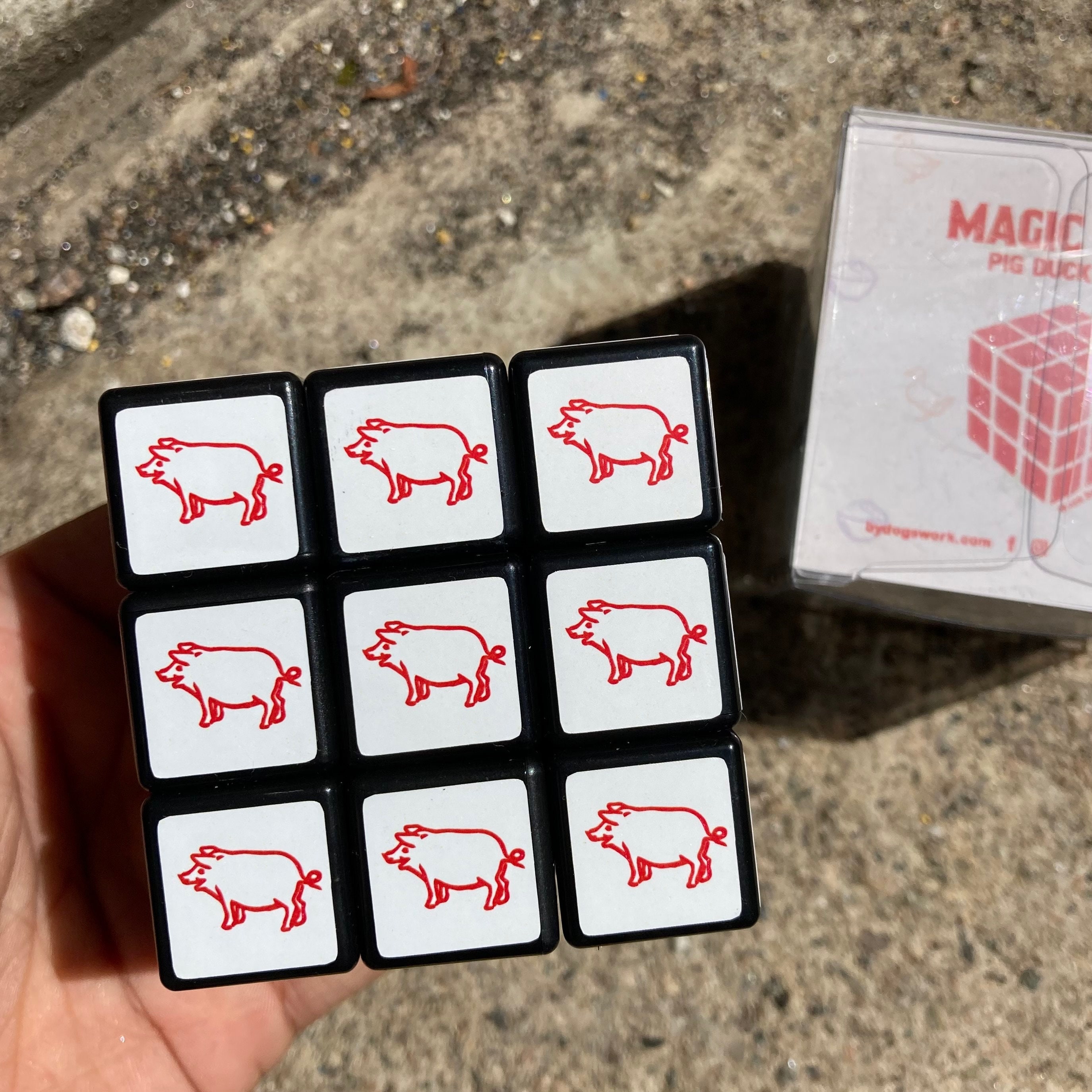Magic Cube | Pig-duck-cow Mahjong-veggie - Etsy