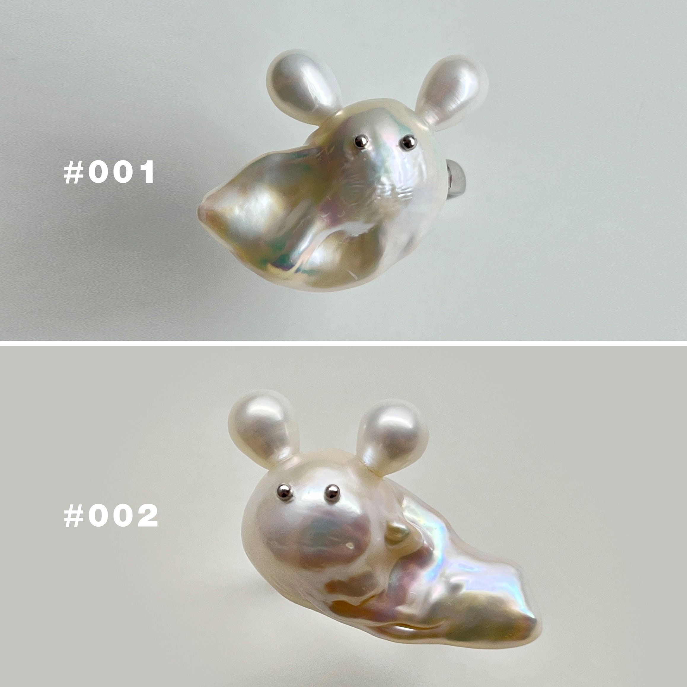 Large Baroque Flame Ball Pearl Ring Freshwater Flame Ball Pearl Ring ...
