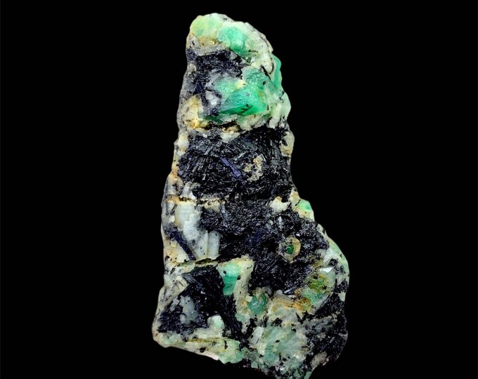 Natural Green Emerald Crystal on Matrix From Swat Pakistan, Emerald ...