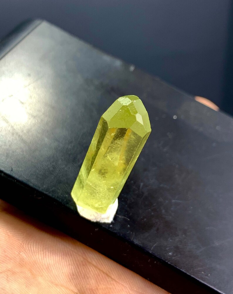 Excellent Terminated Heliodor Crystal , Heliodor Crystal , 34 Mm, Gem ...