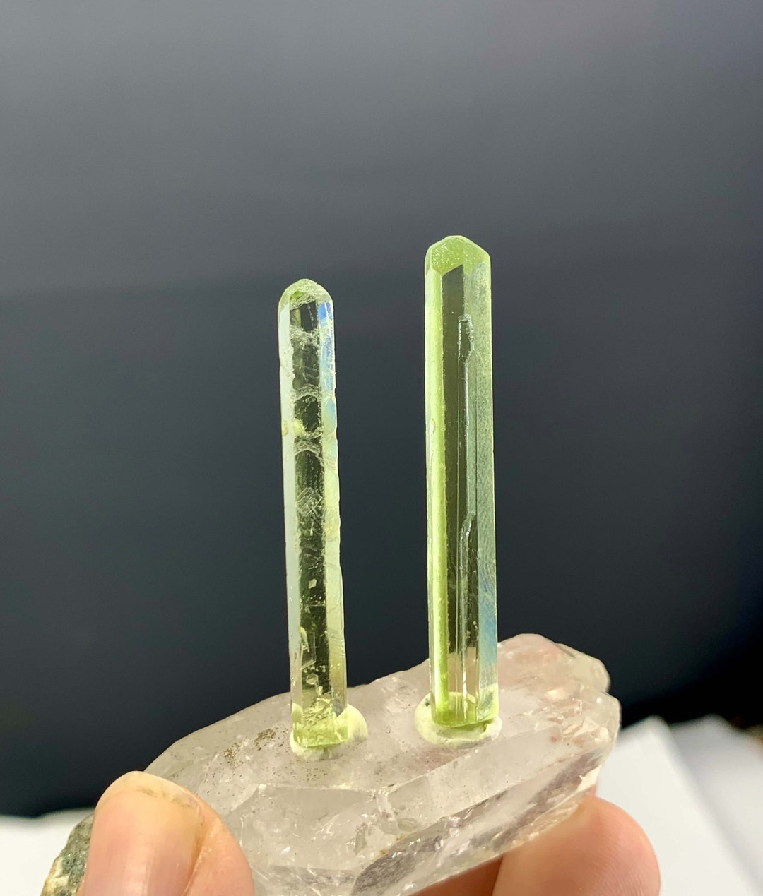 Excellent Terminated Heliodor Crystal , Heliodor Crystal , 40 Mm, Gem ...