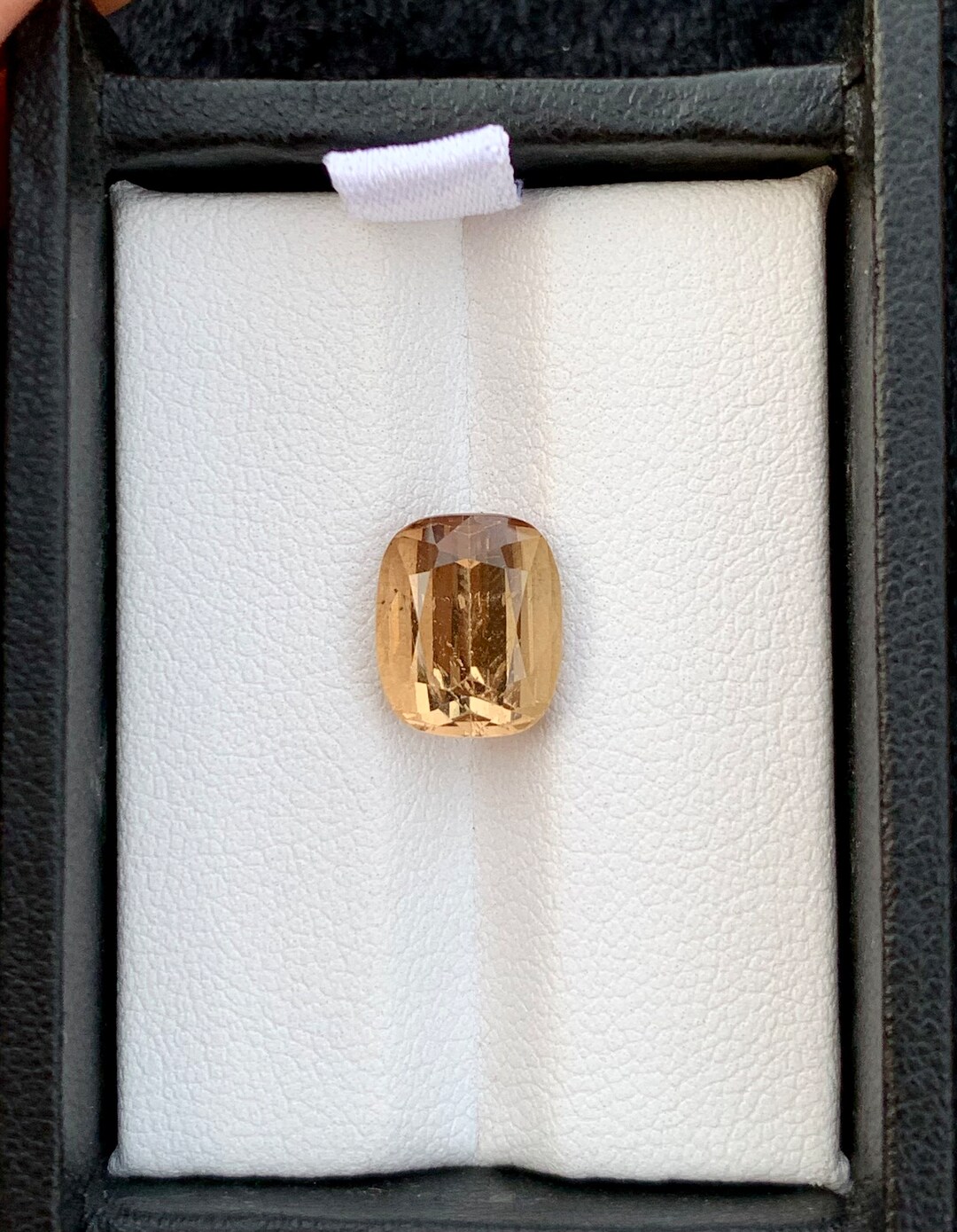Brown Color Cushion Cut Topaz Gemstone , Rich Color Natural Faceted ...