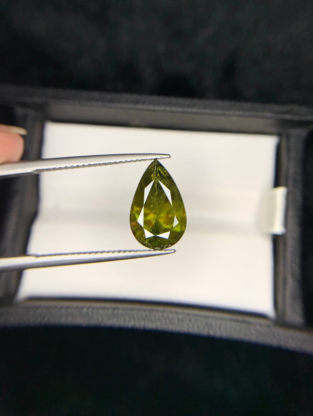 Sphene Gemstone, Pear Cut Sphene, Fire Sphene, Titanite Sphene Gemstone ...