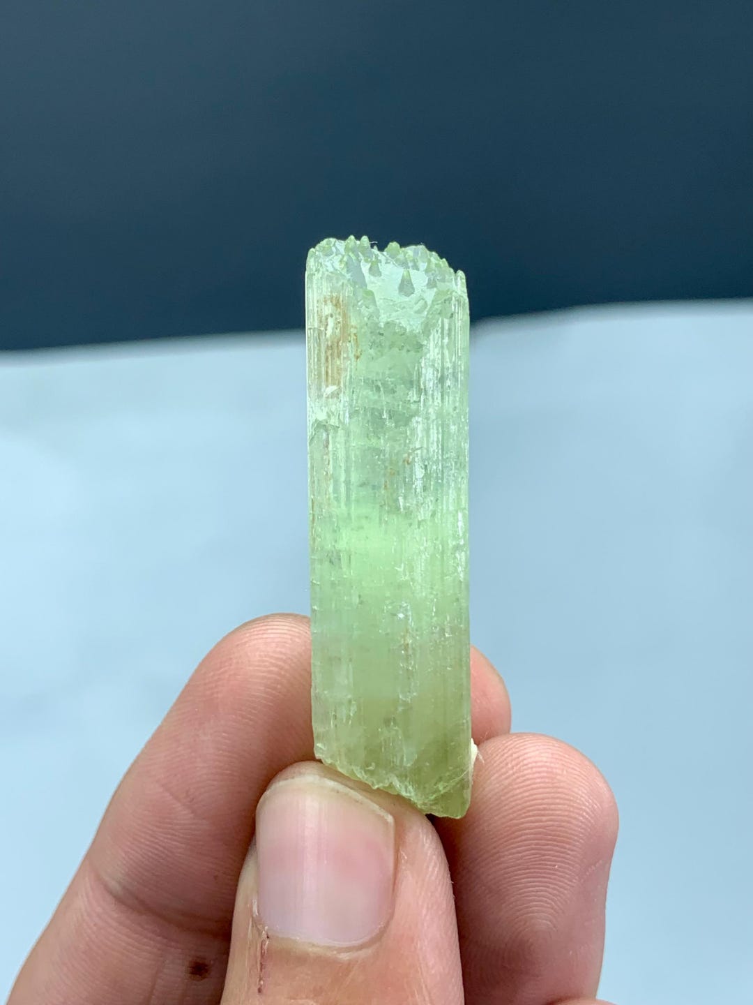 Etched Shape Beryl Var Heliodor Crystal , 44 Mm Size Crystals , 51.85 ...