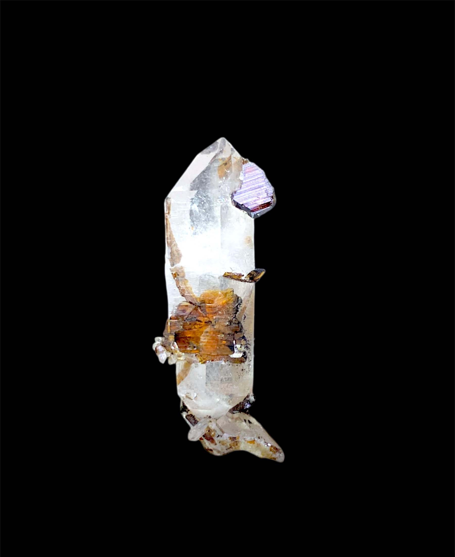 Natural Terminated Red Brookite With Quartz, Brookite Crystals, Rare ...