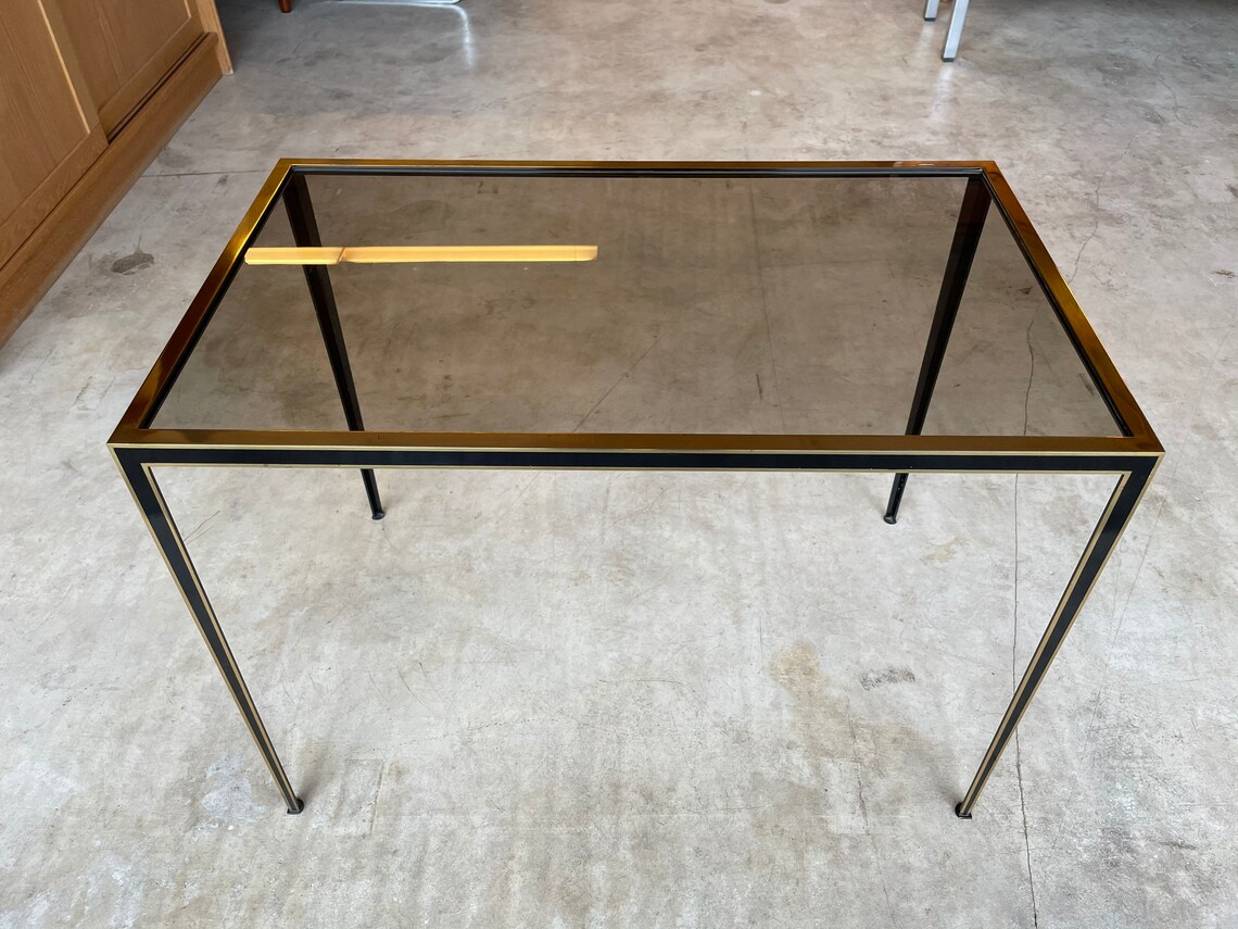 Extremely Rare 50s 60s Golden Black Side Tables Coffee Table - Etsy