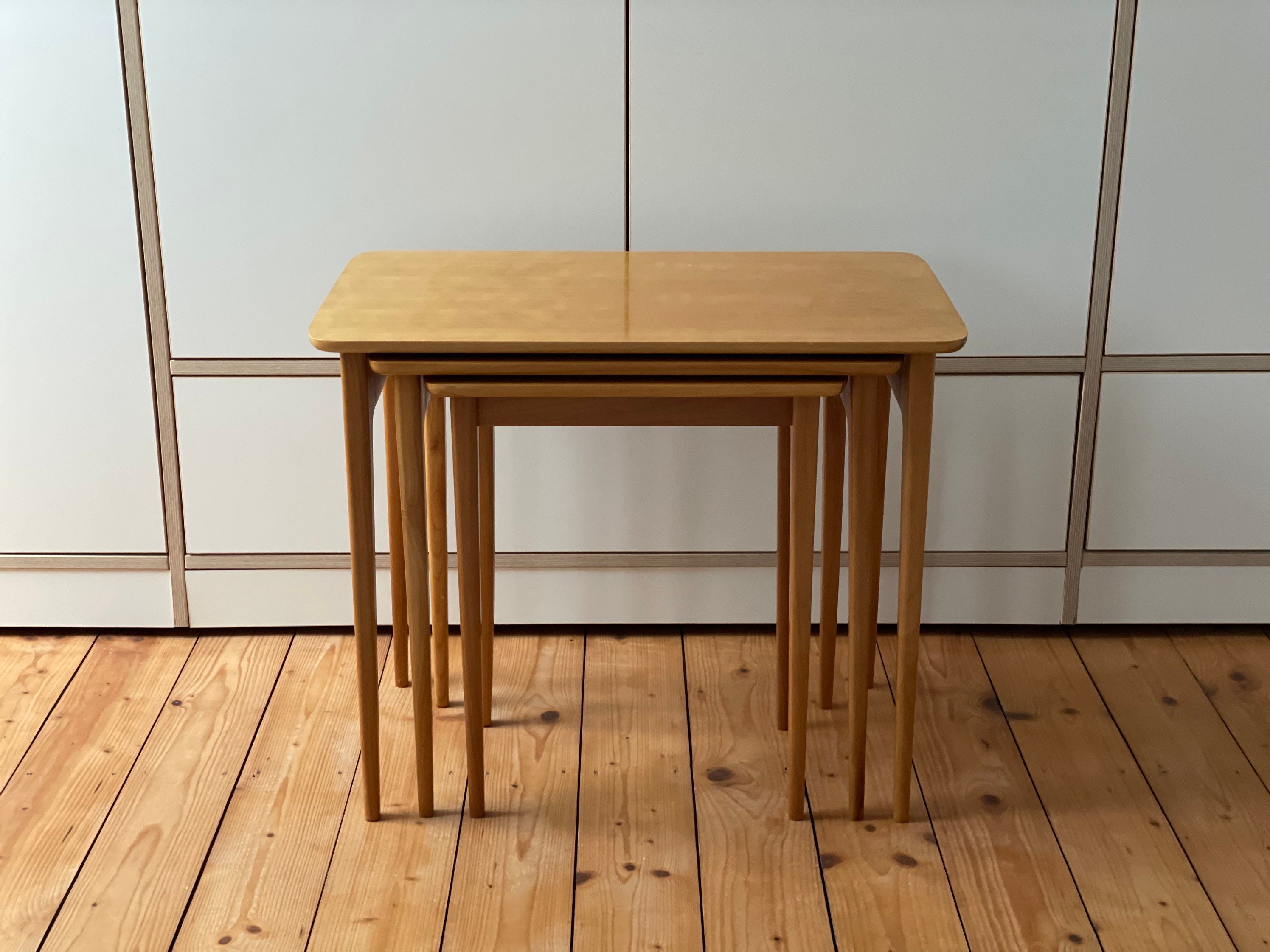 Rare 60s 70s Lotos 60s Nesting Tables Mid Century Modern Design Table ...