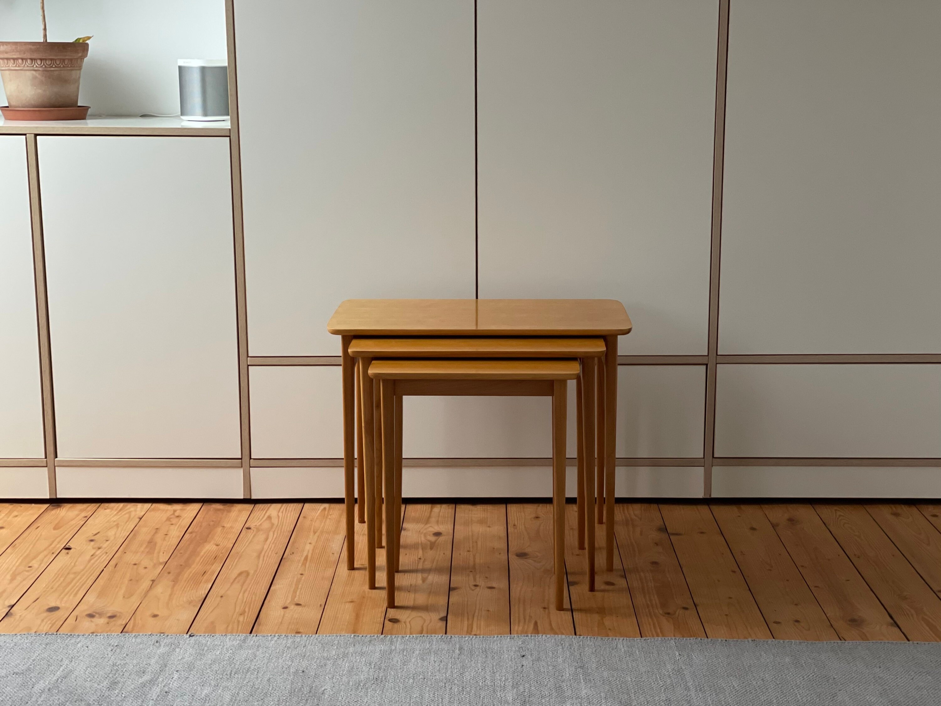 Rare 60s 70s Lotos 60s Nesting Tables Mid Century Modern Design Table ...