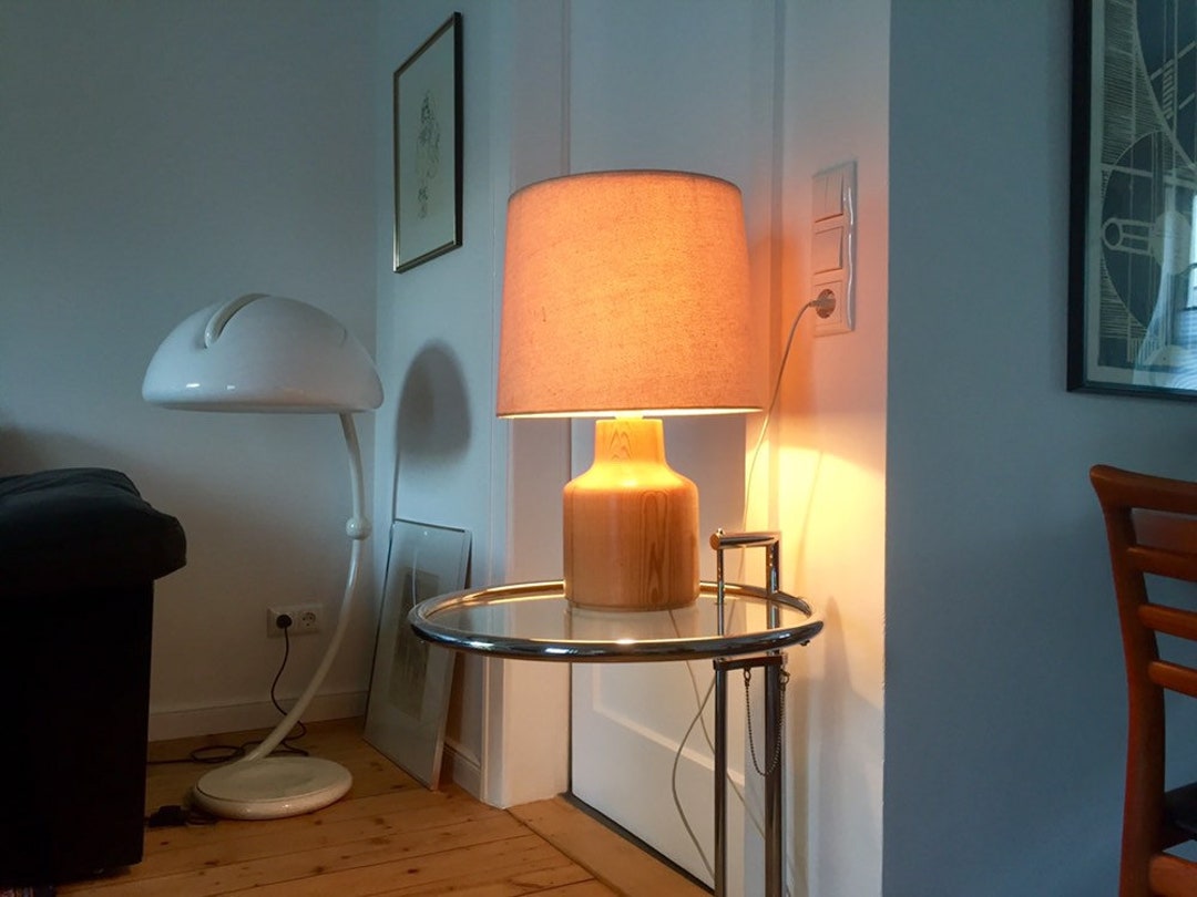 Danish Table Lamp KIRK Denmark Lamp Teak Mid Century 60s Solid Teak ...