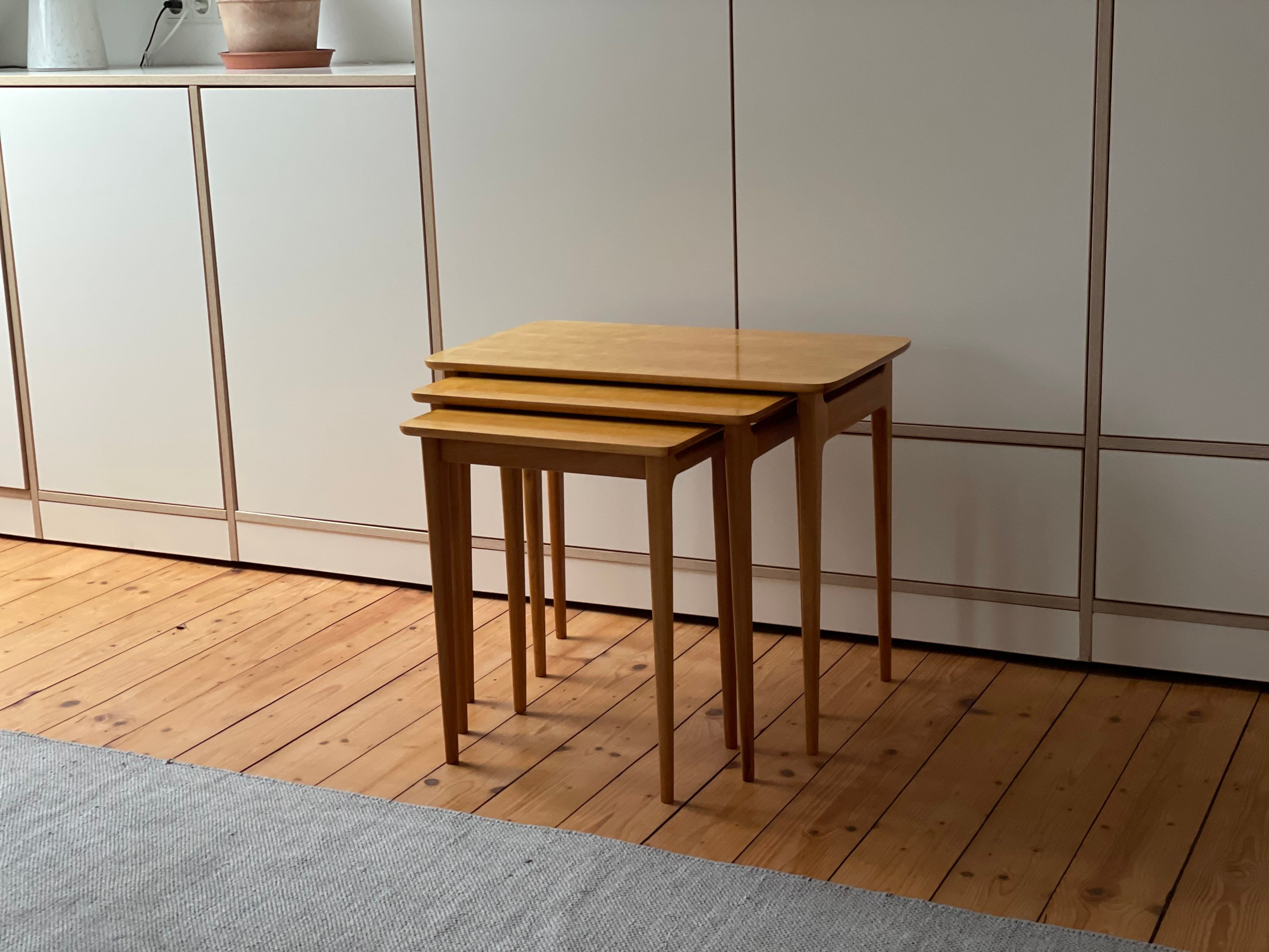 Rare 60s 70s Lotos 60s Nesting Tables Mid Century Modern Design Table ...