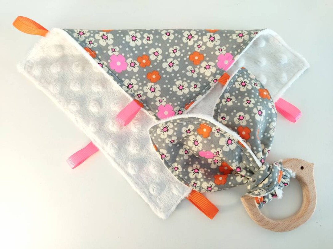 Succulent Cuddle Square Baby Girl Comforter Baby Teether Preschool ...