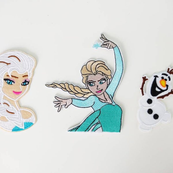 Elsa and Anna Patches - Etsy