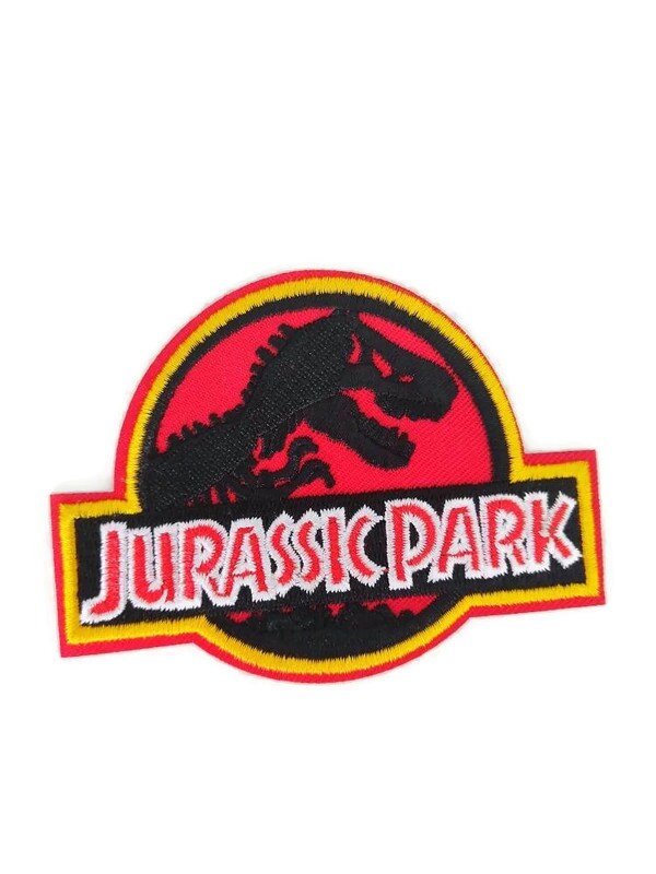 Jurassic Park Embroidered Patch Coat of Arms Decoration: - Etsy