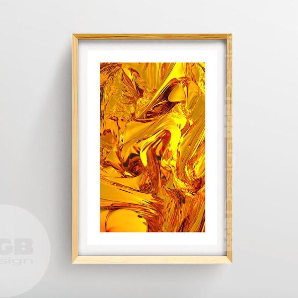 Gold Poster - Etsy