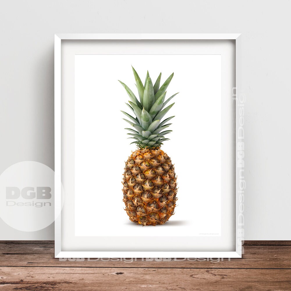 Pineapple PRINTABLE Art, Tropical Art Print, Best Pineapple, Palm Print ...