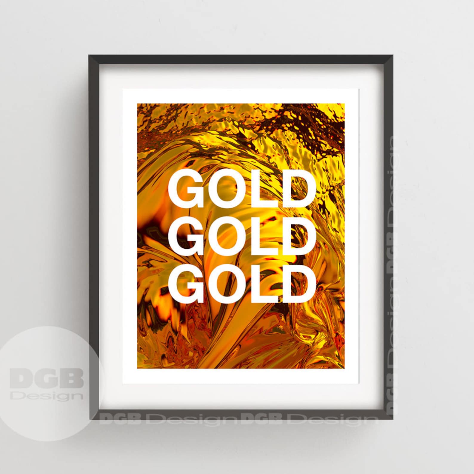 Abstract Gold Print, Modern Art Print, Gold Wall Art, Contemporary Wall ...