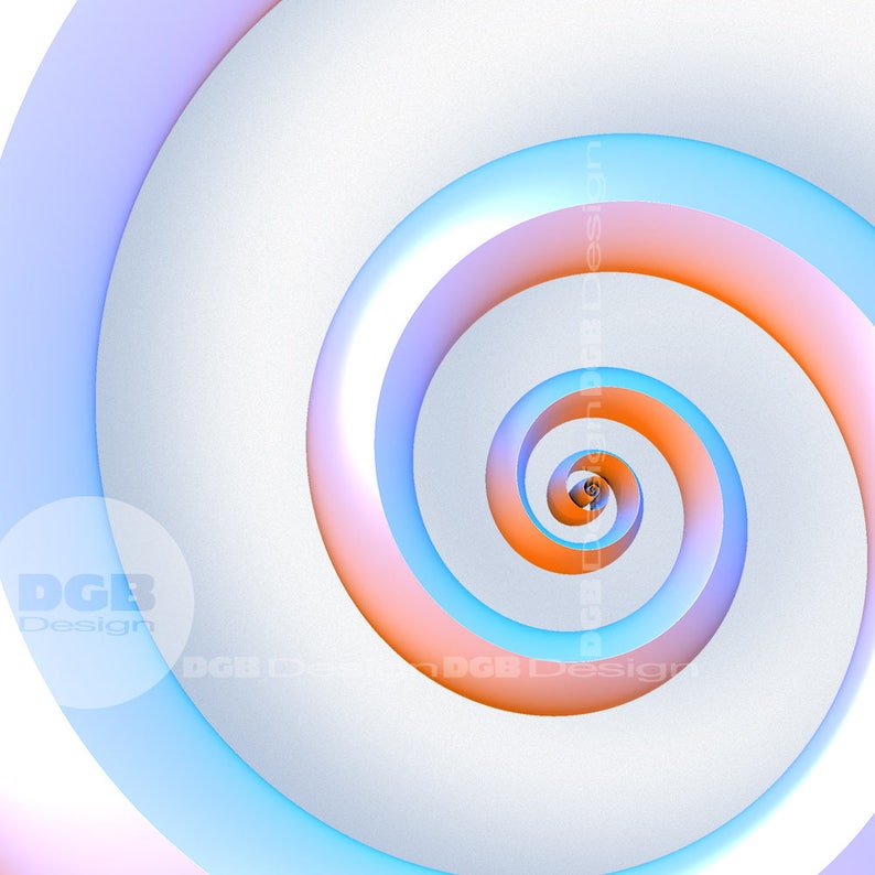 Sacred Spiral Minimalist Art Print, Math Art, Da Vinci, Fibonacci ...