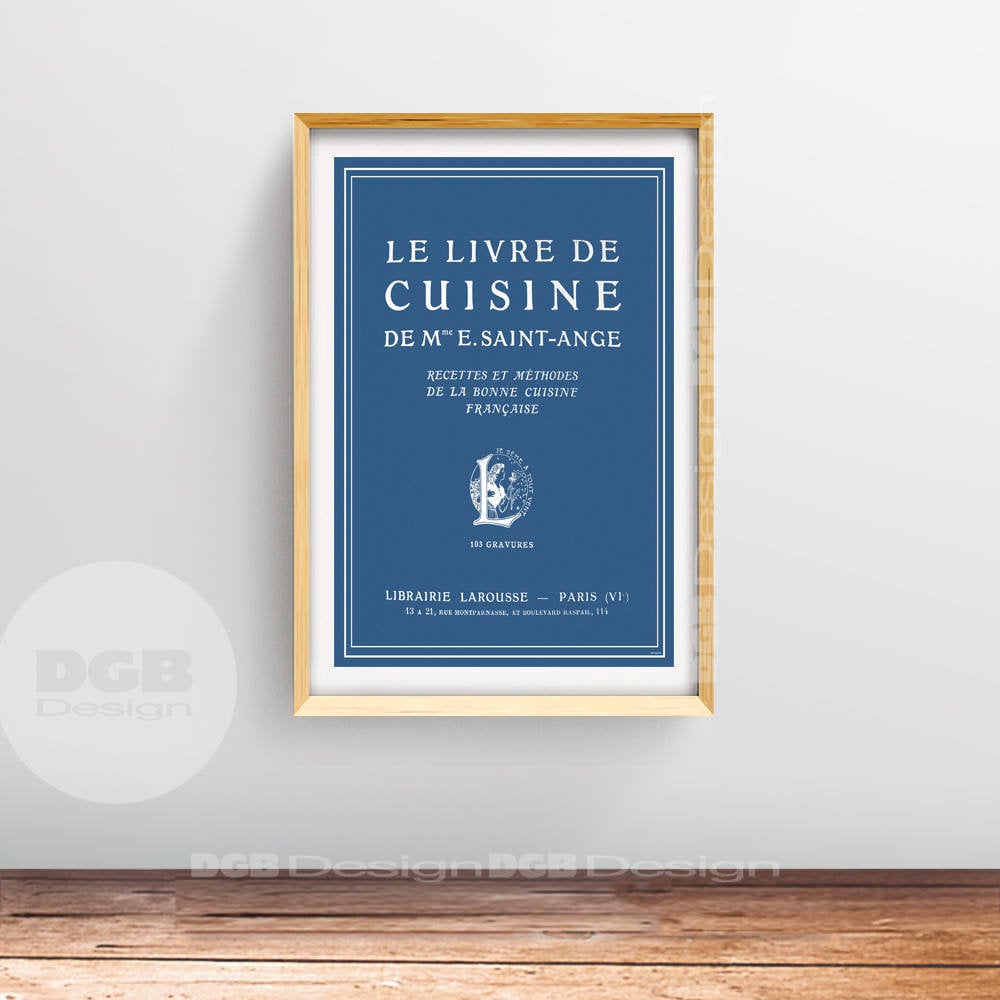 French Vintage Kitchen Sign,french Kitchen, French Cooking Prints ...