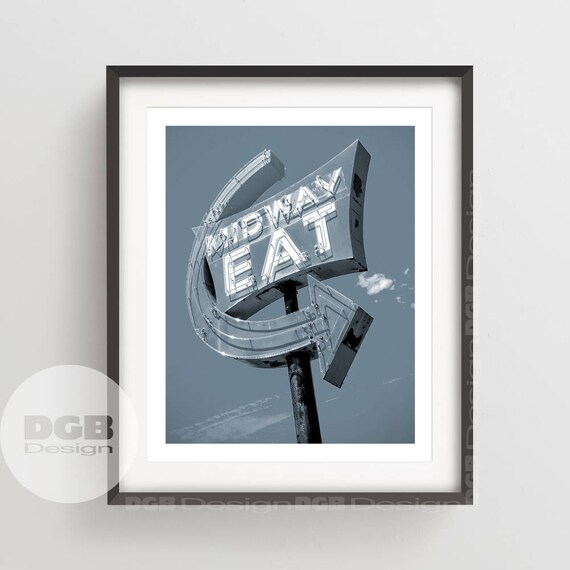 Kitchen Art Print Vintage Retro Sign Poster Rustic Country | Etsy