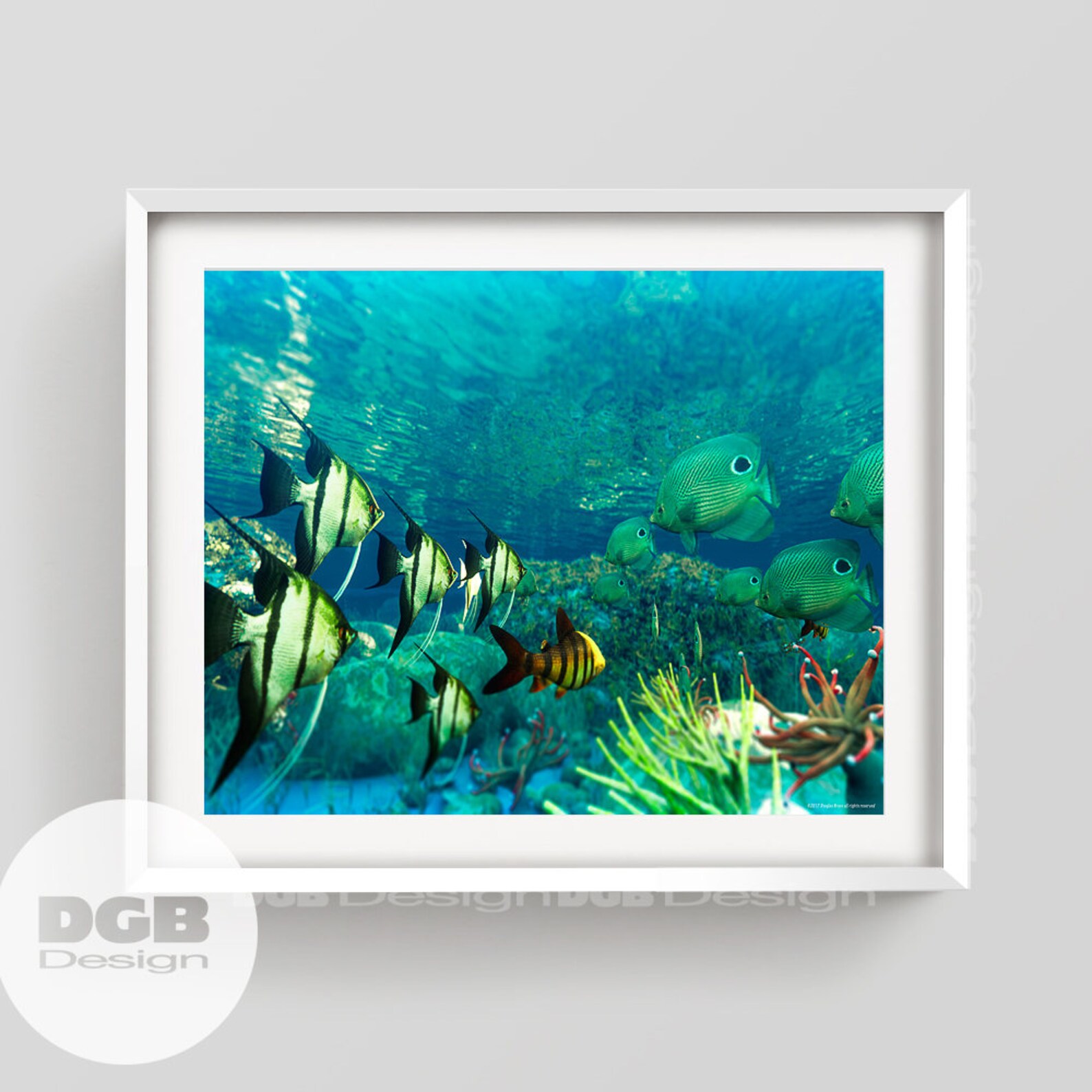 CORAL Reef Print, Beautiful Coral Reef, PRINTABLE ART, Tropical Fish ...