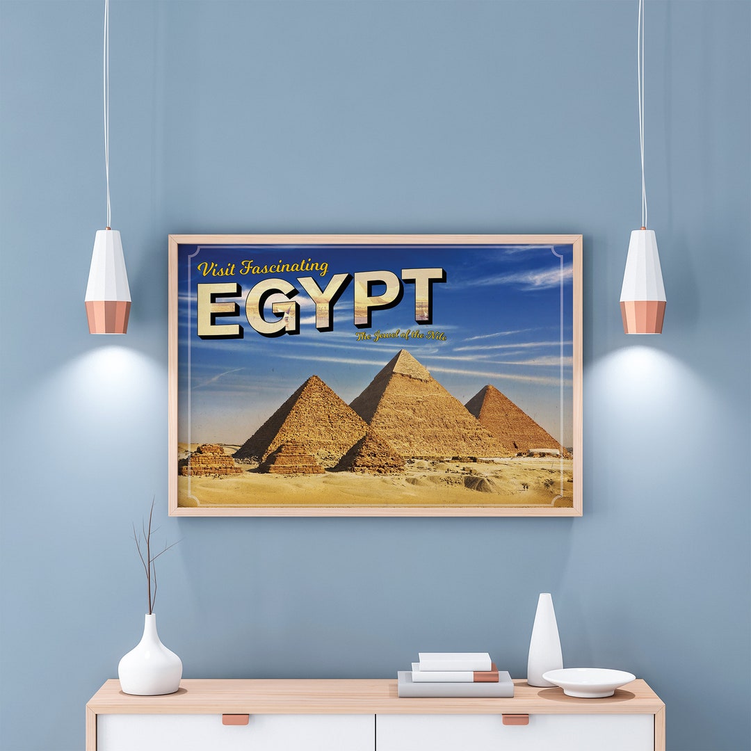 Visit Egypt Printable Classroom Poster A3 / Classroom Decor / Office ...
