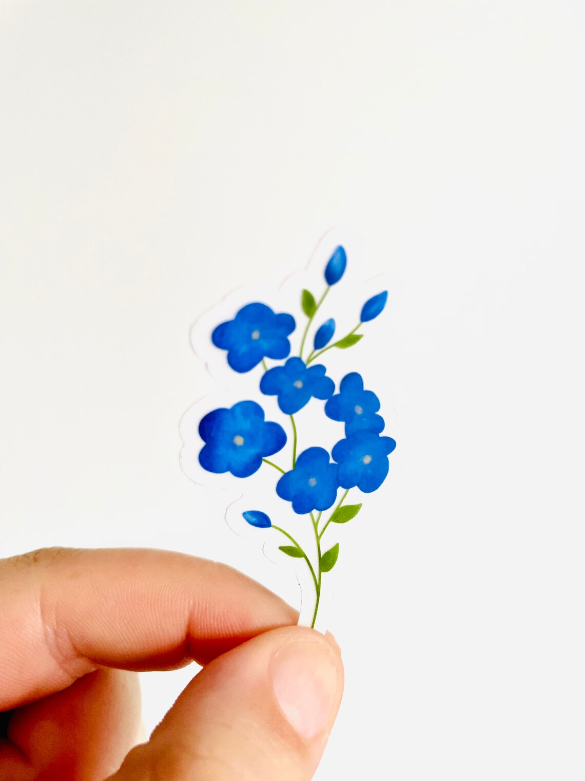 Forget me not charity vinyl sticker Alzheimers flower | Etsy