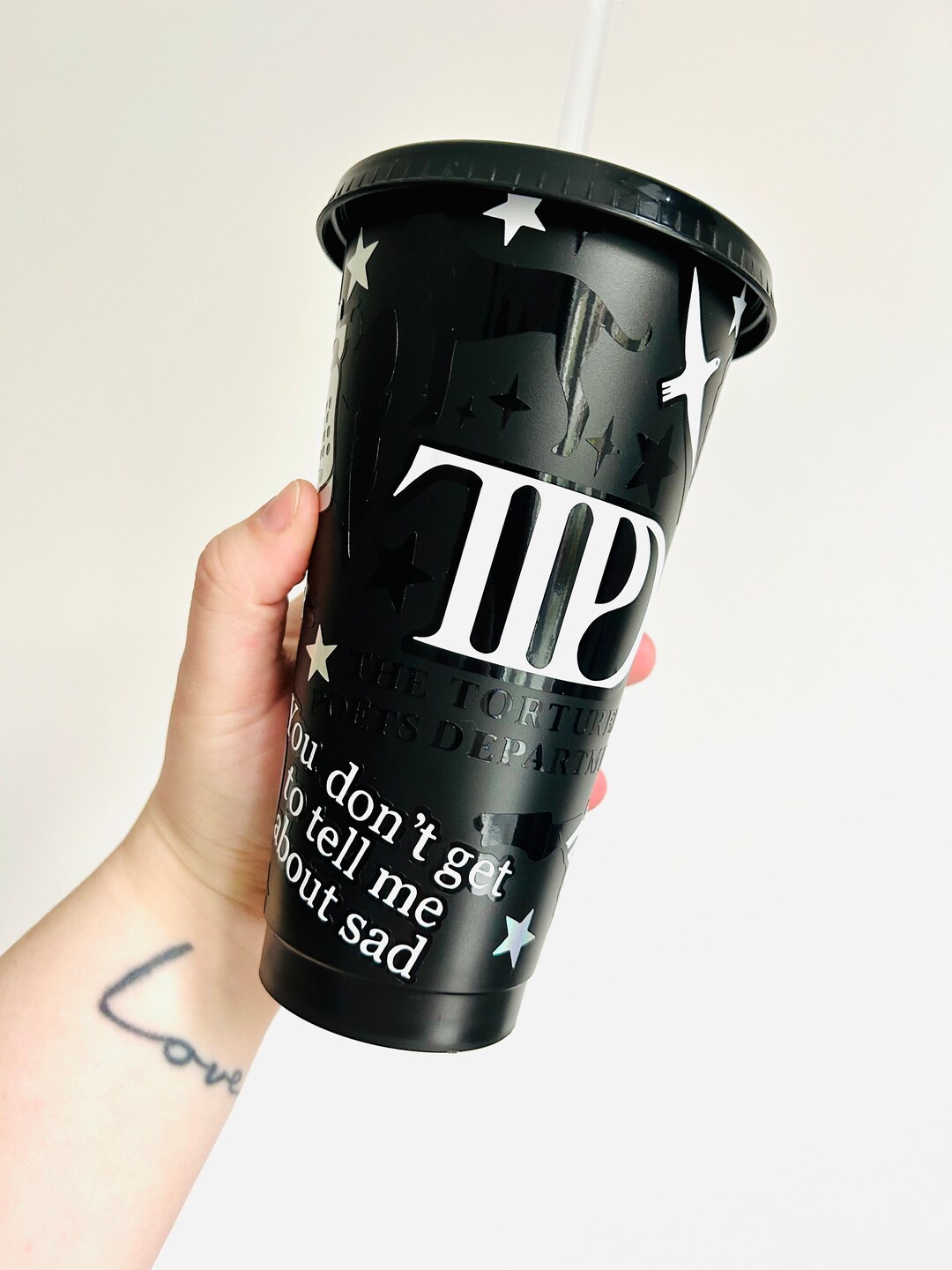 TTPD Inspired Tumbler Cup custom Cold Cup Tumbler Cup Vinyl Cup ...