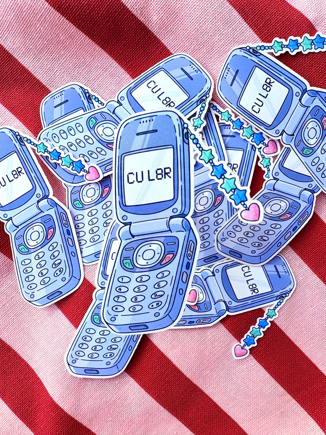 C U L8R Flip Phone Sticker | Journal Stickers | Scrapbook Stickers ...