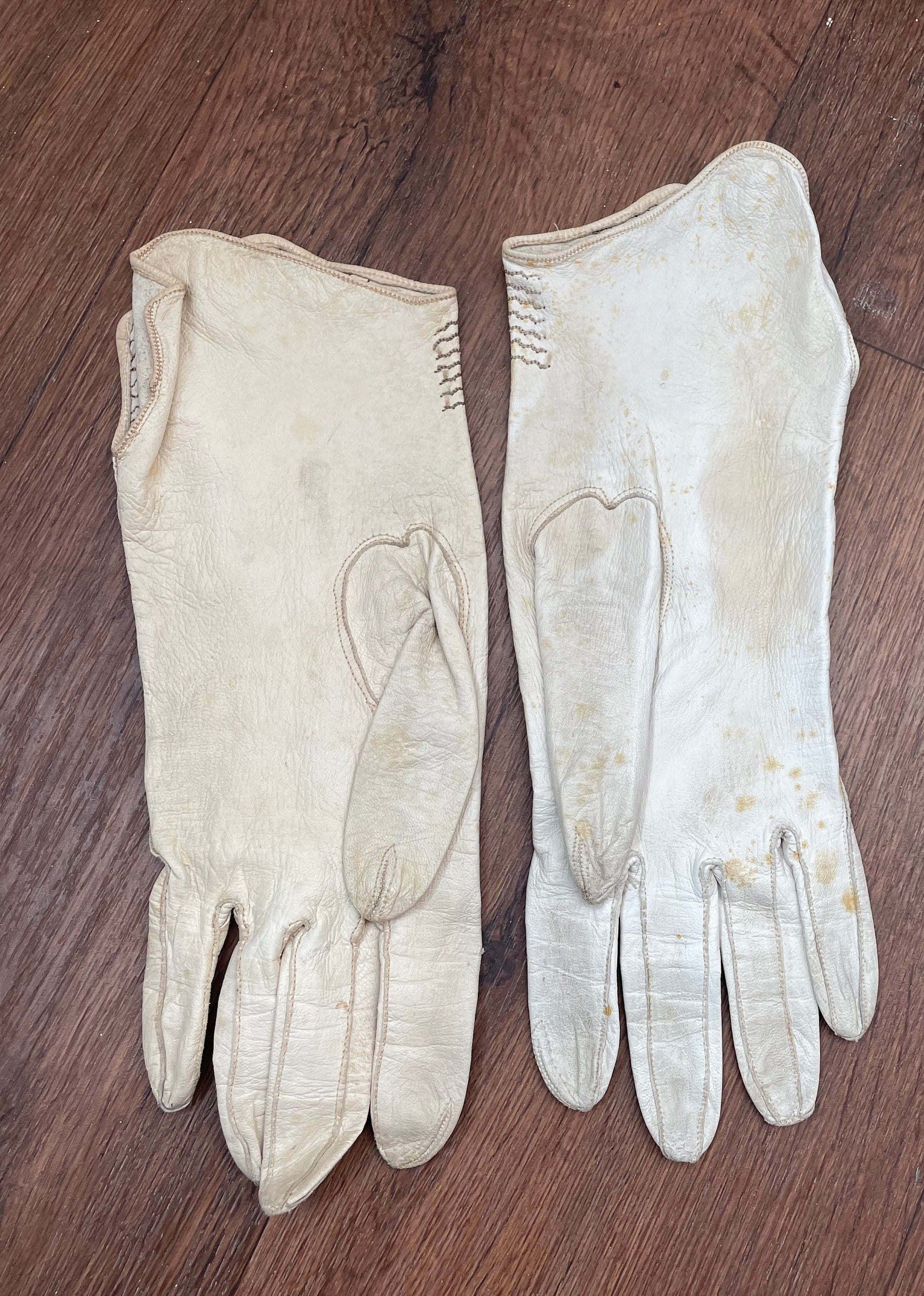Leather Gloves, Vintage Leather Gloves, Day Gloves, Driving Gloves ...