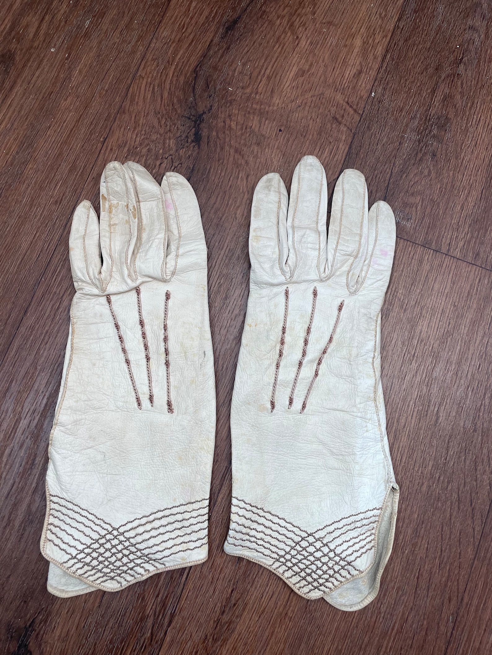 Leather Gloves, Vintage Leather Gloves, Day Gloves, Driving Gloves ...