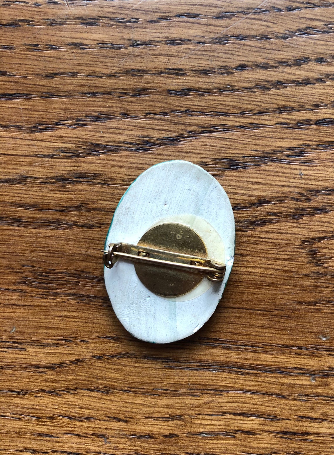 Broche vintage, broche en céramique, broche florale, broche fleurie ...