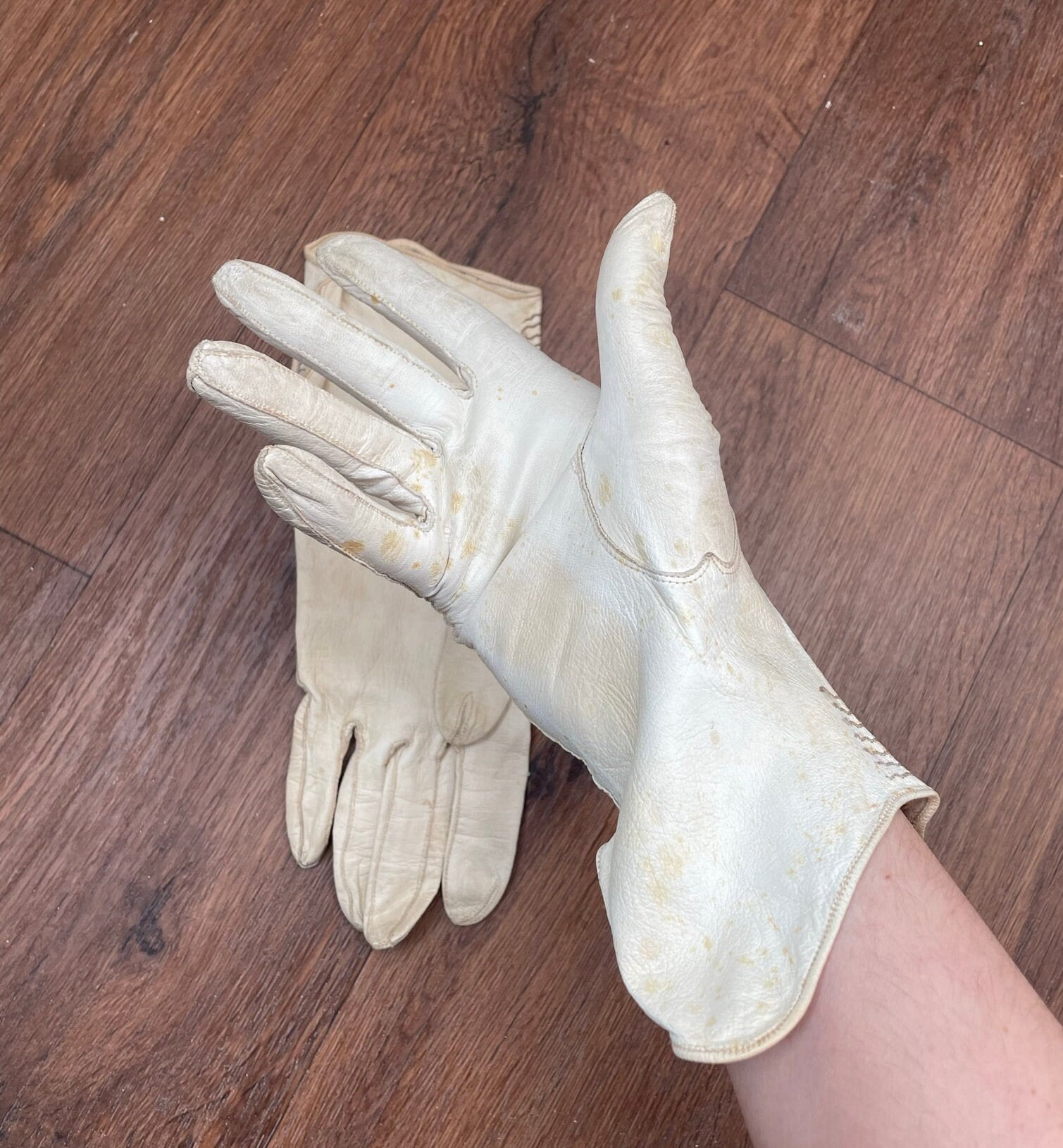 Leather Gloves, Vintage Leather Gloves, Day Gloves, Driving Gloves ...