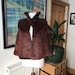 Vintage Fur Cape, Fur Cloak, 1940s Fur, Brown Cape, Cropped Cape, Satin ...