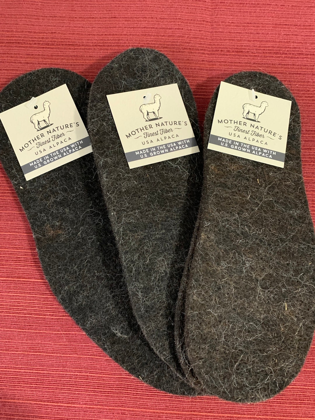 Felted Alpaca Fleece Boot/shoe/slipper Inserts - Etsy