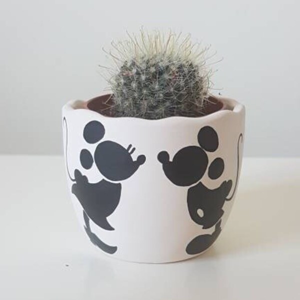 Mickey Mouse Planter - Etsy