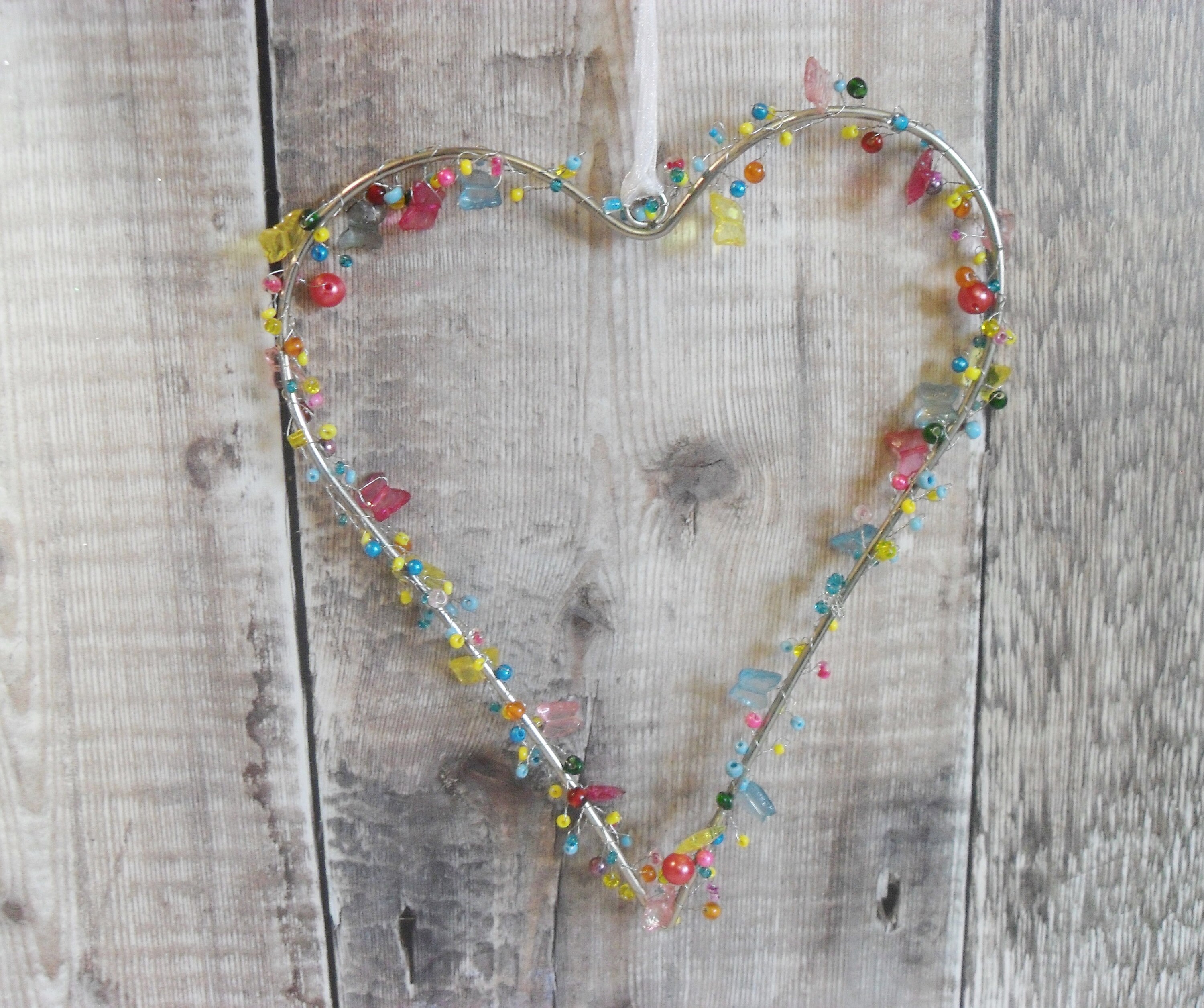 Beaded Heart Hanger Home Decoration Bedroom Hanger Unique | Etsy