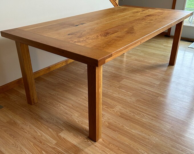 Handmade Cherry Dining Room Table - Etsy