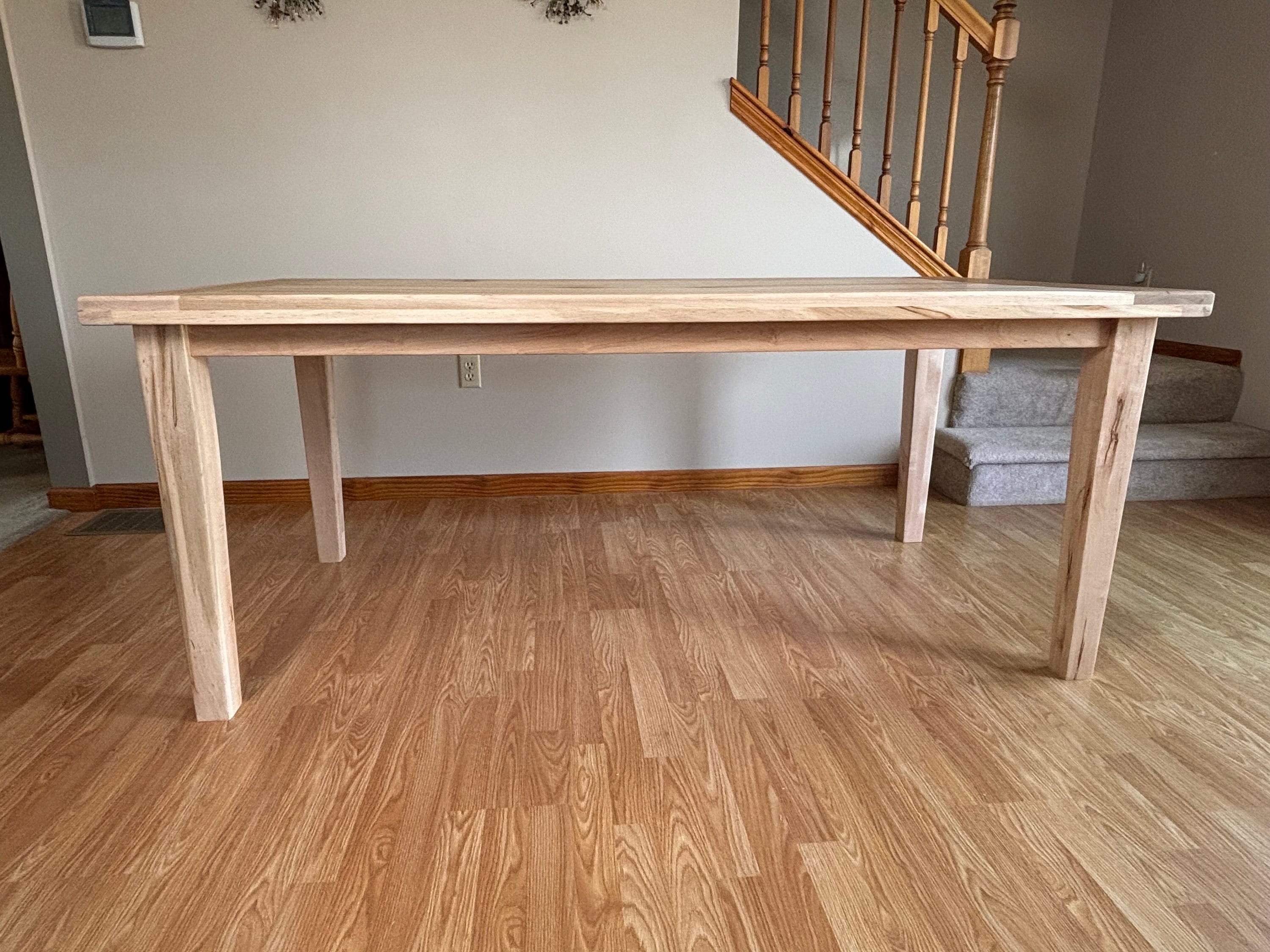 Handmade Maple Dining Room Table - Etsy