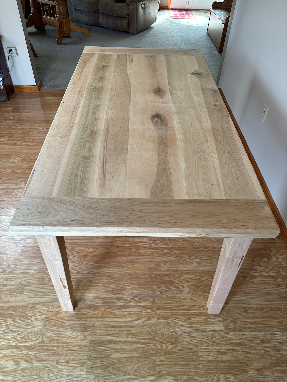 Handmade Maple Dining Room Table - Etsy