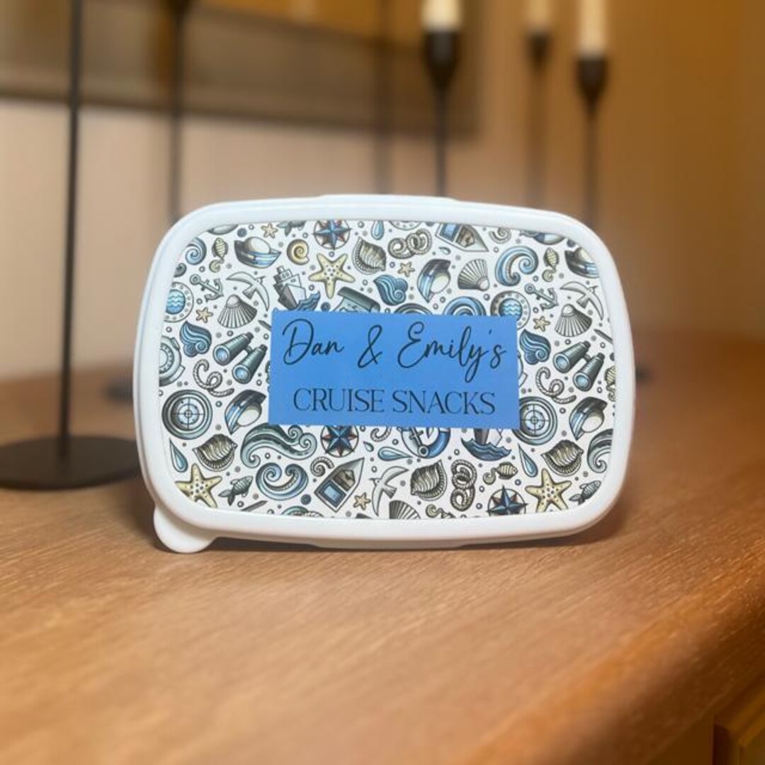 Cruise Personalised Snack Box, Custom Snack Box, Personalised Snack Box ...