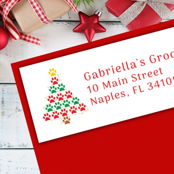 Christmas Tree Label - Etsy